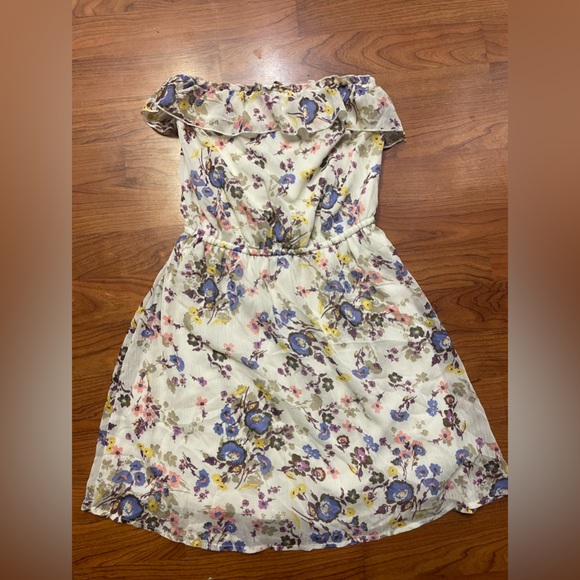 Mossimo Supply Co. | Dresses | Strapless Floral Mossimo Dress | Poshmark